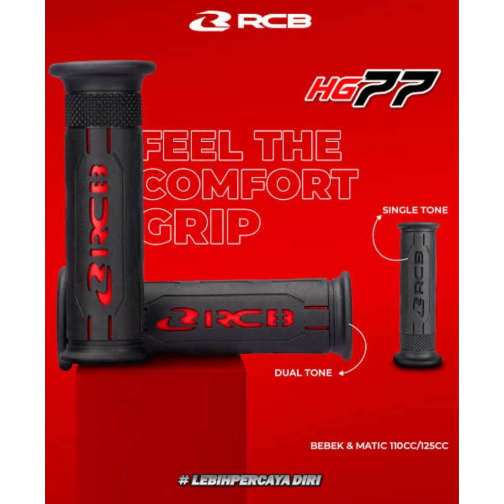 Jual Handgrip Handfat Handpad RCB HG77 NAGAMAKI Handle Grip RCB Red ...