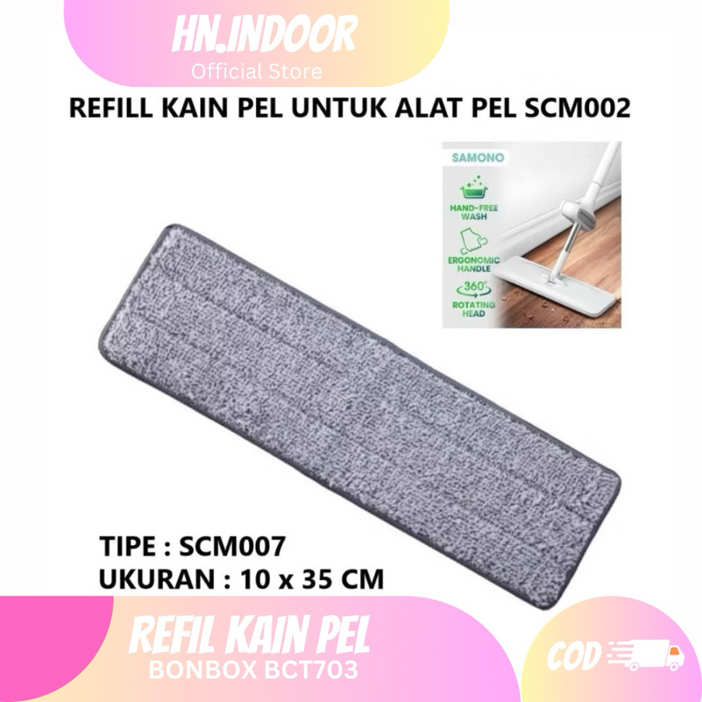 Jual Refill Kain Pel Bonbox BCT703 Refill Alat Pel Kain Pel Microfiber ...