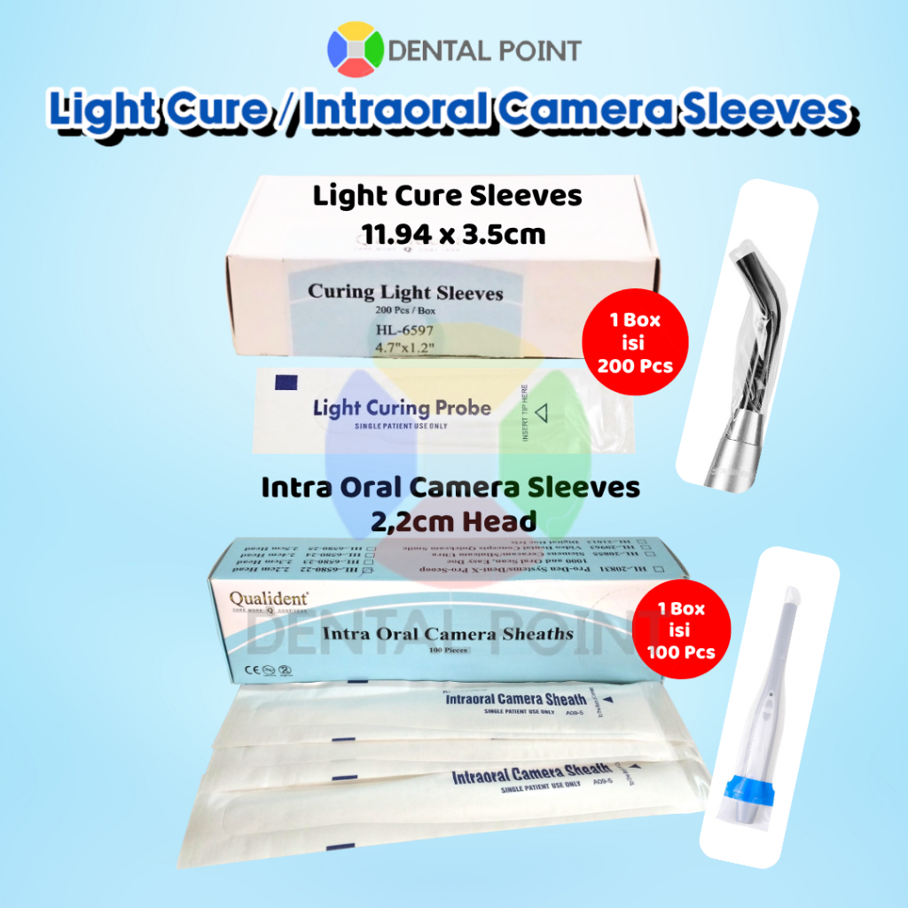 Jual Light Cure Intraoral Intra Oral Camera Sleeves Sheaths / Plastik ...