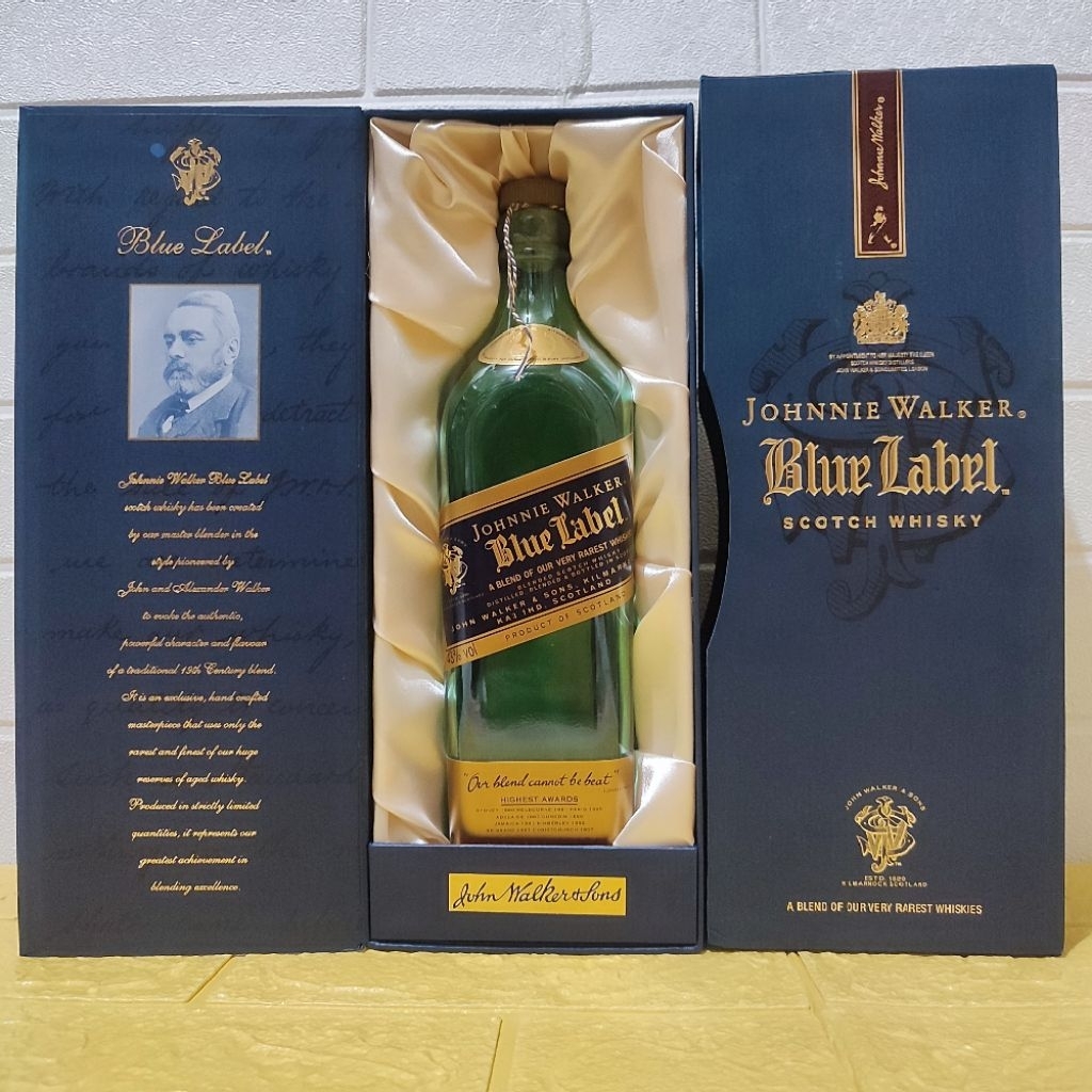 Jual koleksi botol bekas_blue label limited edition | Shopee Indonesia