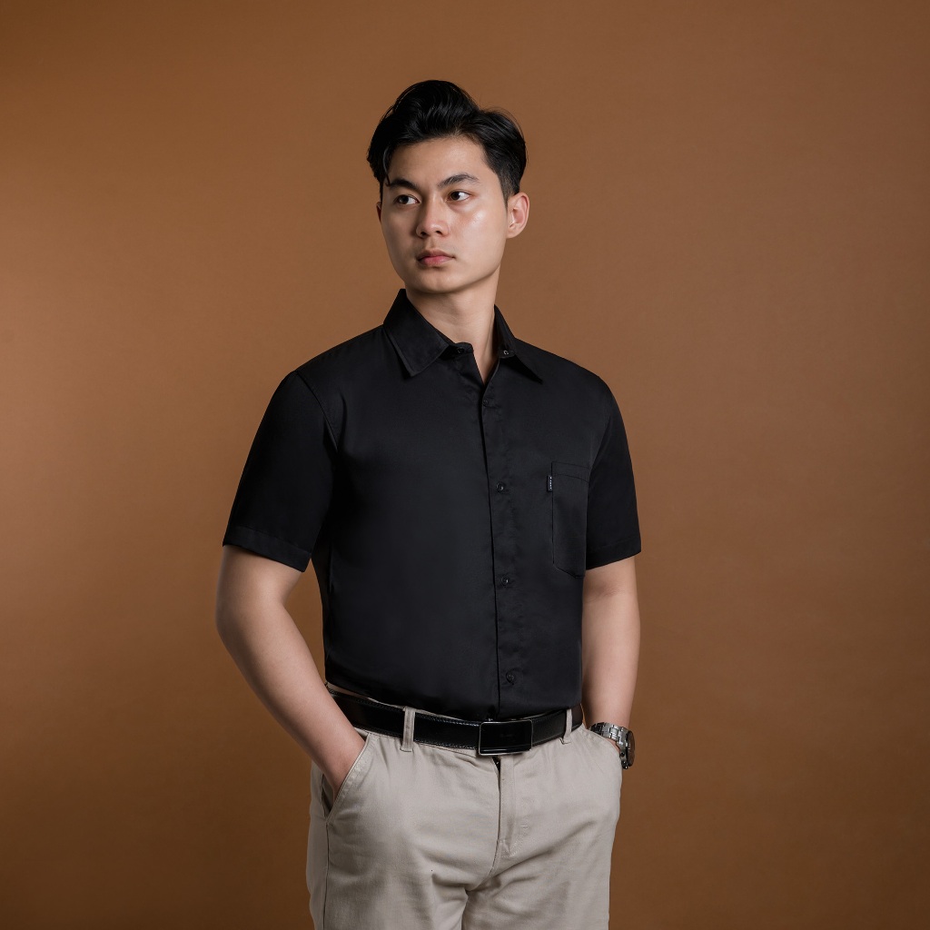 Jual Otsky Kemeja Pria Kualitas Premium Lengan Pendek Basic Toyobo ...