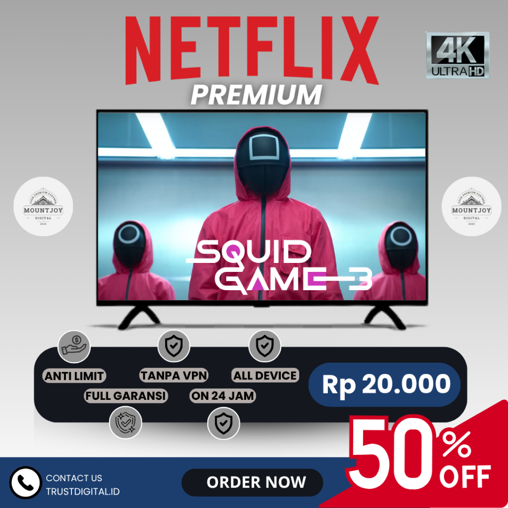 Jual NETFLIXX PREMIUM ANTI LIMIT ULTRA HD FULL GARANSI | Shopee Indonesia