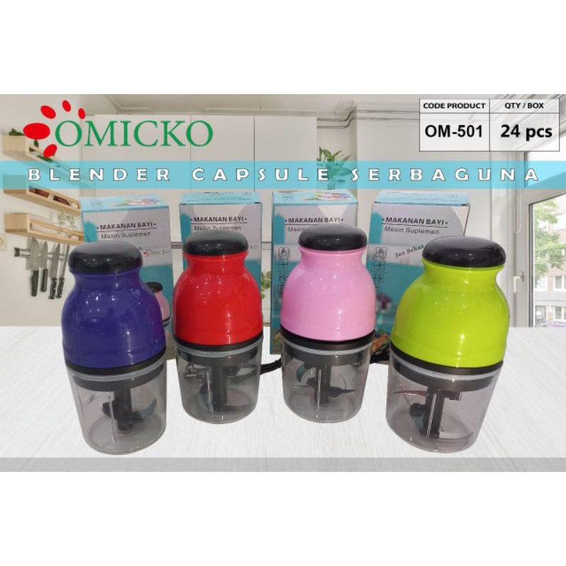 Jual Omicko Chopper Mini Blender Capsule Kapsul Chopper Serbaguna ...
