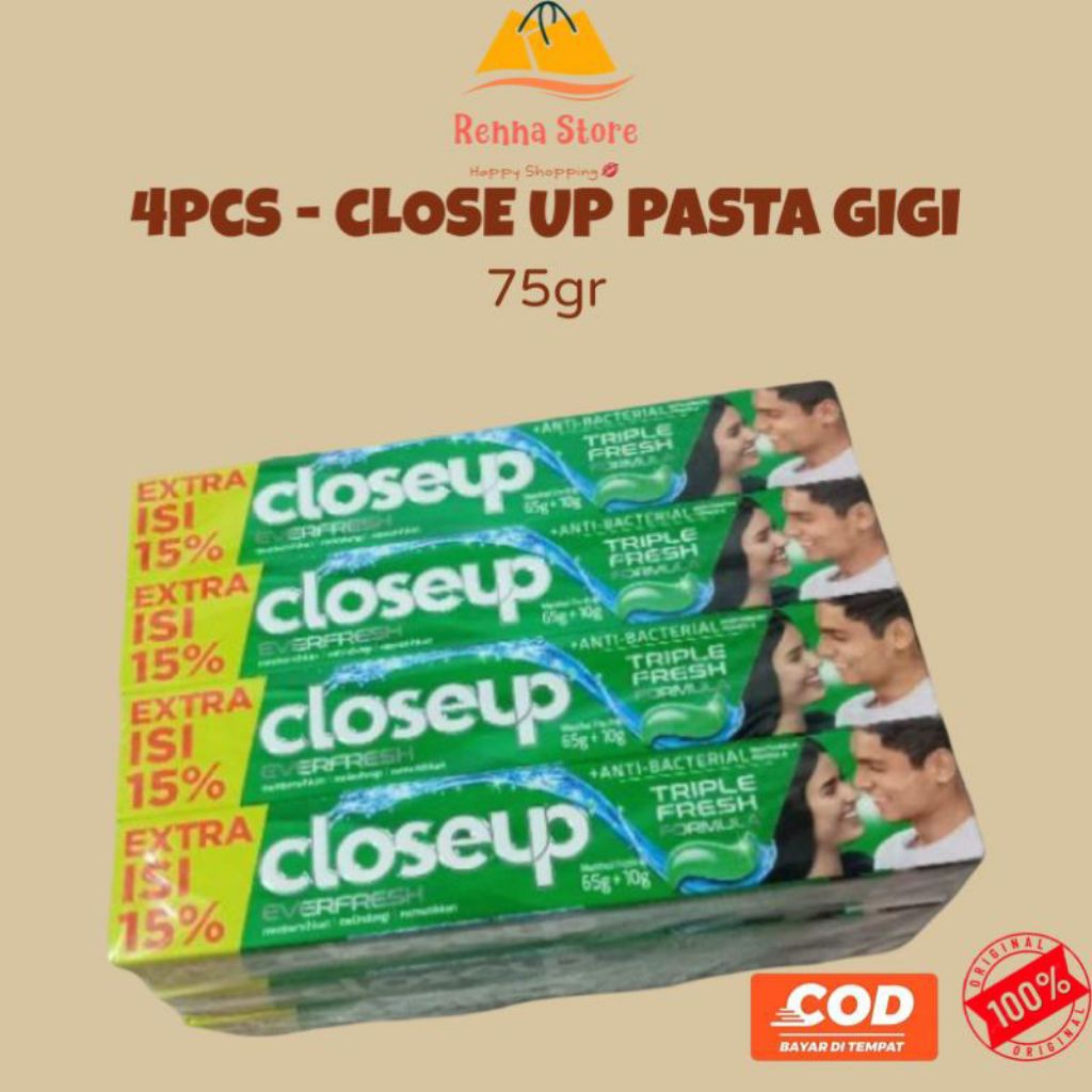 Jual 4pcs Closeup, Pepsodent Merah, Pepsodent Action 123, Ciptadent ...