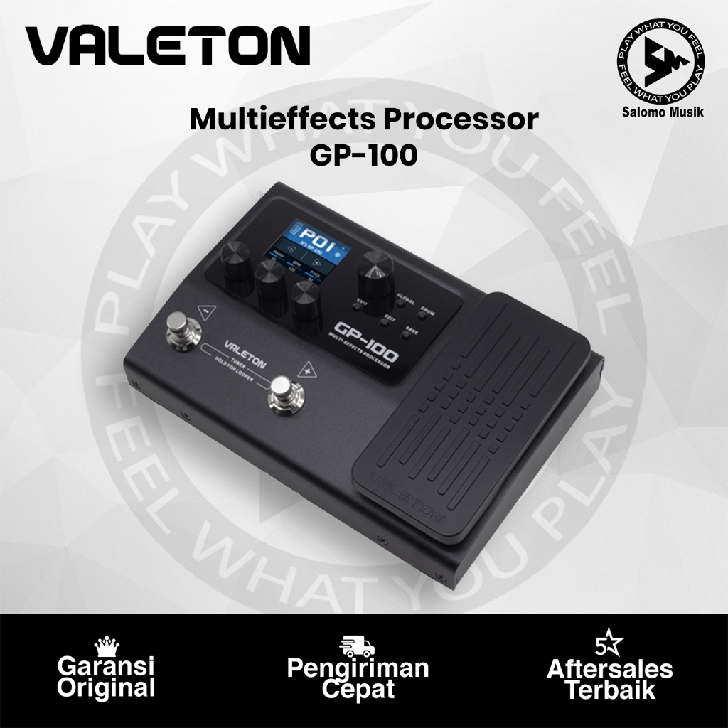 Jual Valeton GP100 Multi Effects Guitar Processor Original | Shopee ...