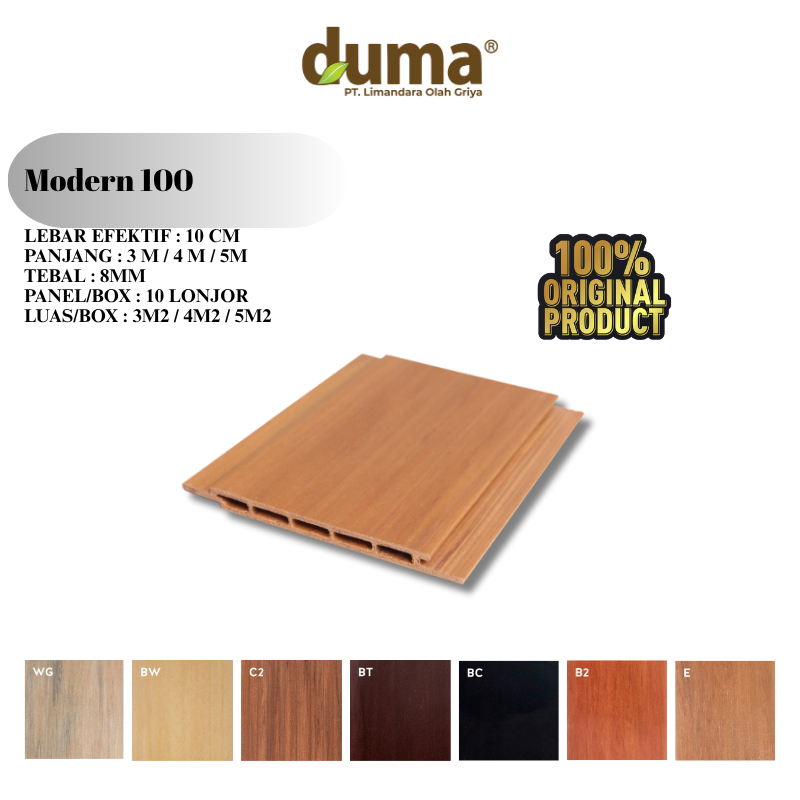 Jual DUMA WPC MODERN 100 - Panel Dinding & Plafon WPC | Shopee Indonesia