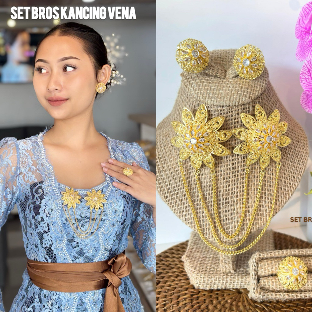 Jual Starlight Bali || Set Bros kancing Vena Permata/ Alpaka Bali ...