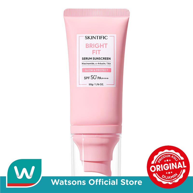 Jual Skintific Bright Fit Serum Sunscreen SPF50+ PA ++++ 50g | Shopee ...