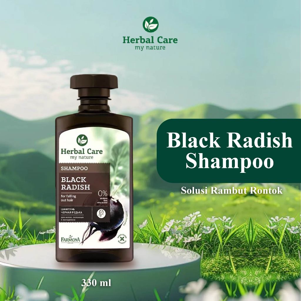 Jual Herbal Care - Shampoo Herbal Black Radish / Shampoo Solusi Rambut ...