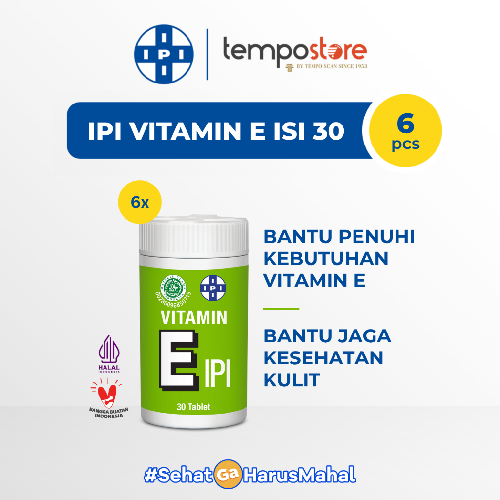 Jual IPI Vitamin E (6 Pcs) [Exp : 02.2027] | Shopee Indonesia