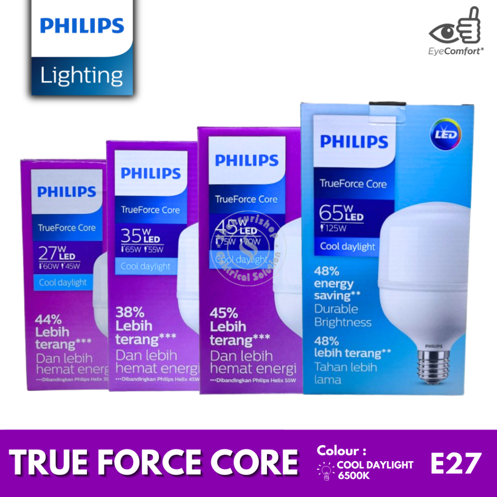 Jual PHILIPS BULB T LED TRUE FORCE CORE 27 35 45 65 W LAMPU MODEL CAPSULE LED TRUE FORCE CORE 27 ...