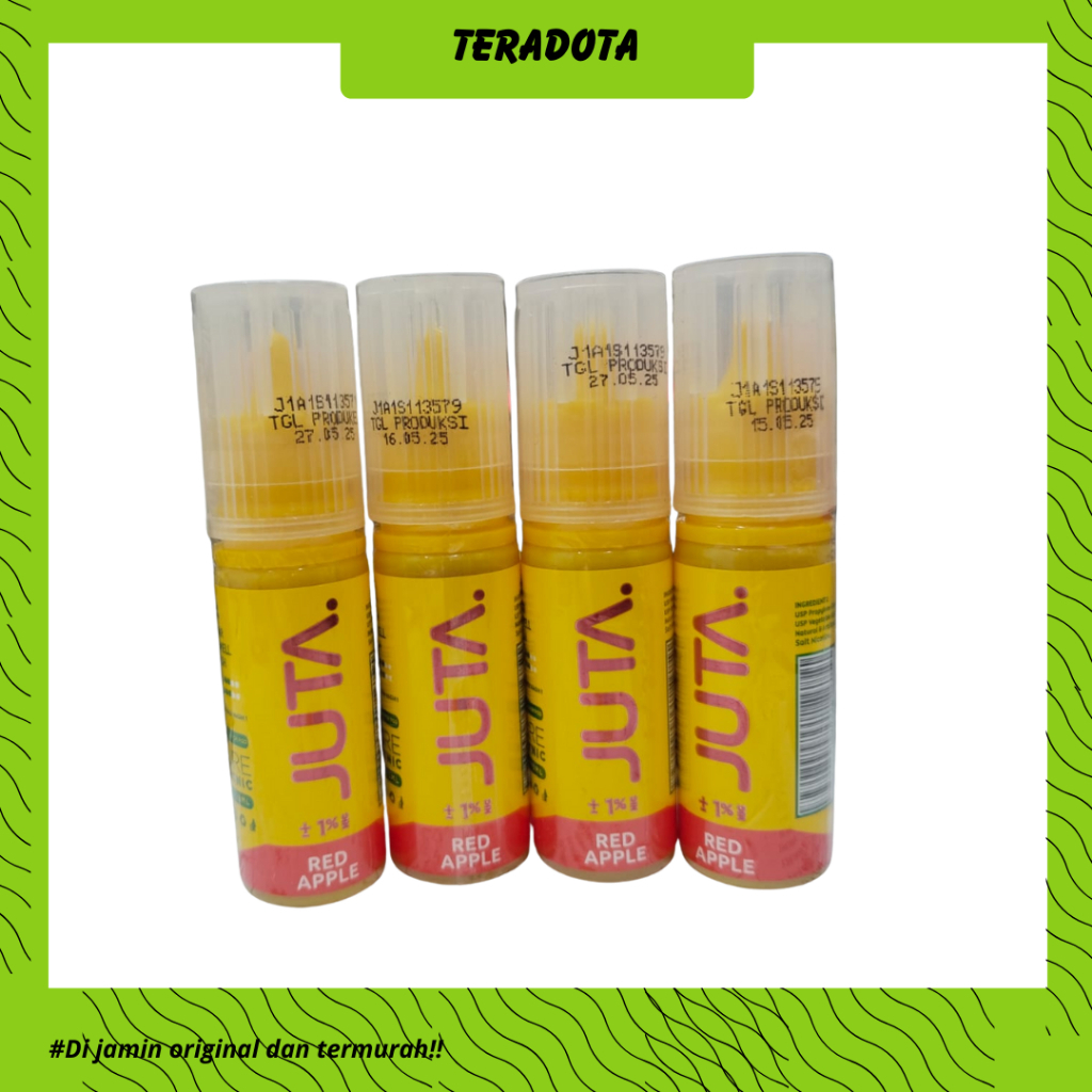 Jual NEW FLAVOUR JUTA RED APPLE LIQUID SALTNIC 15ML BY RSR BREW 100% ...