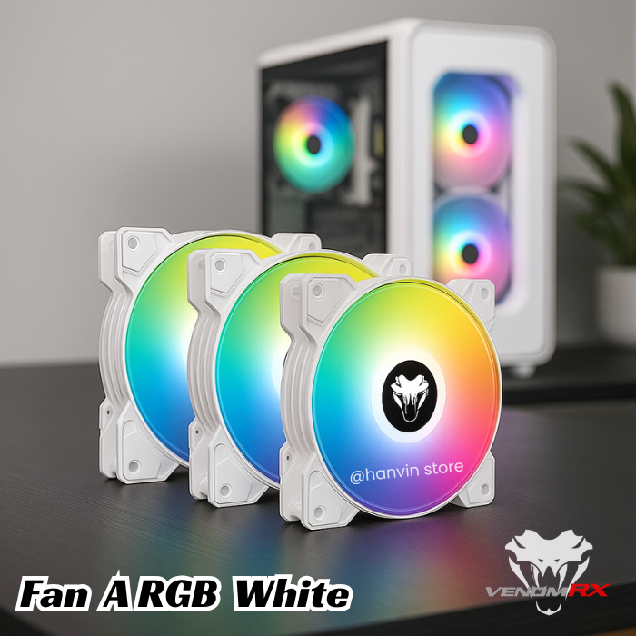 Jual Fan Casing ARGB White VenomRX (Single Fan khusus Casing VenomRX ...