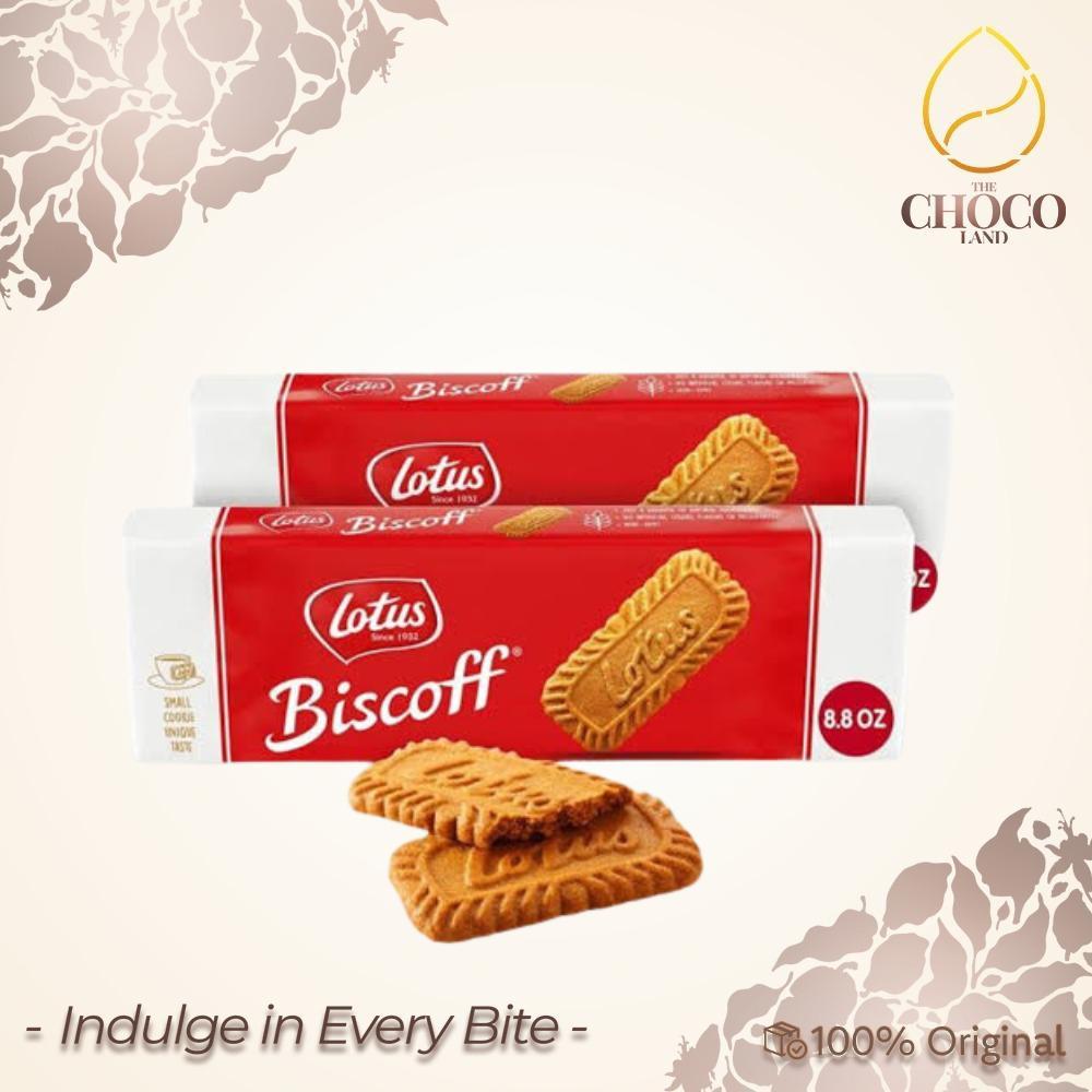 Jual Lotus Biscoff Biscuit Karamel 250 gram - 32 pcs / Lotus Biscoff ...
