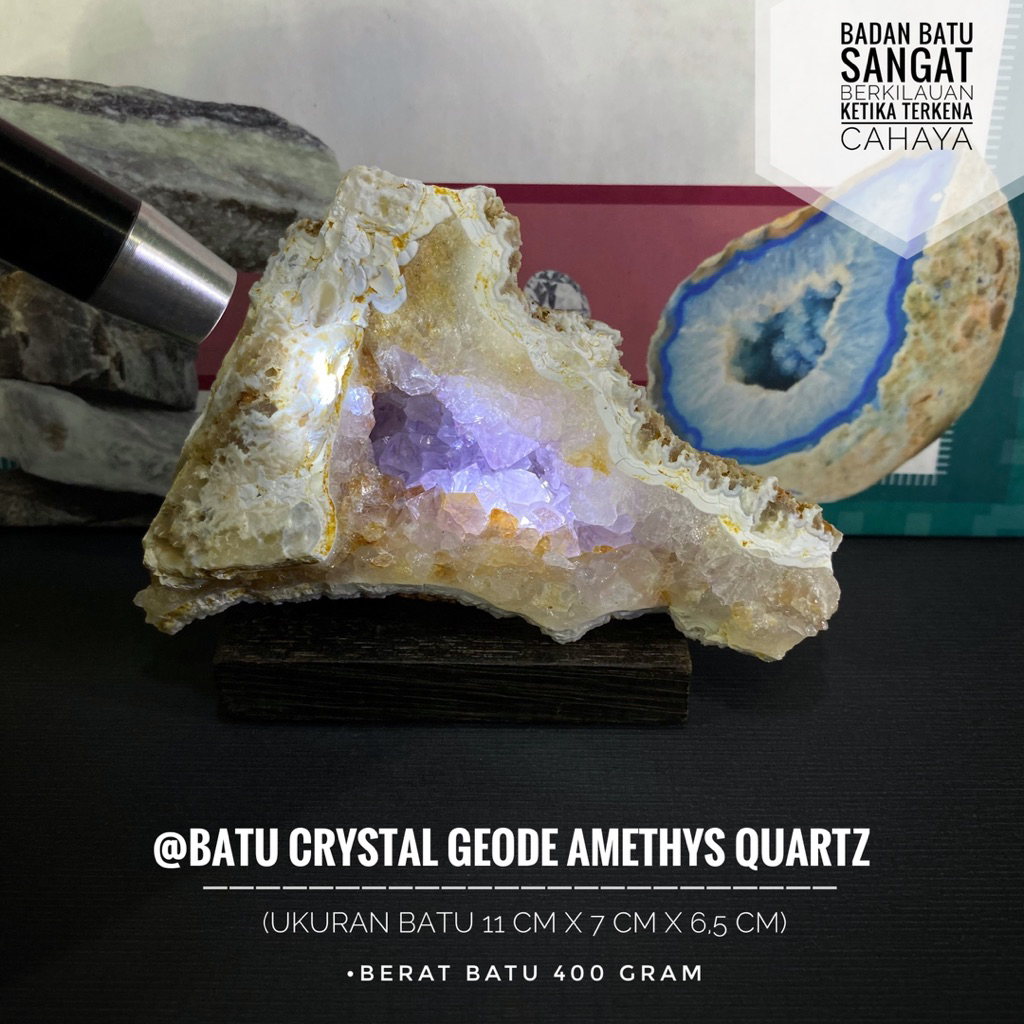 Jual Batu Crystal Geode Amethys Quartz L60 atau Batu Kristal Amethys ...