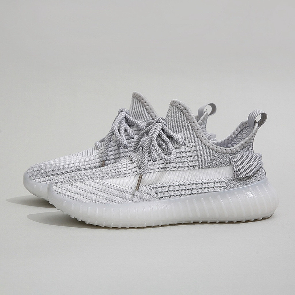 Jual Luckyfanstore Sepatu Sneaker Pria Yezzy Spider Black/Gray/Full ...