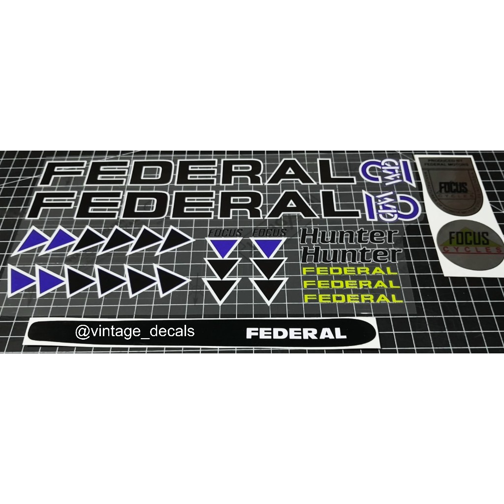 Jual sticker sepeda FEDERAL HUNTER FOCUS | Shopee Indonesia