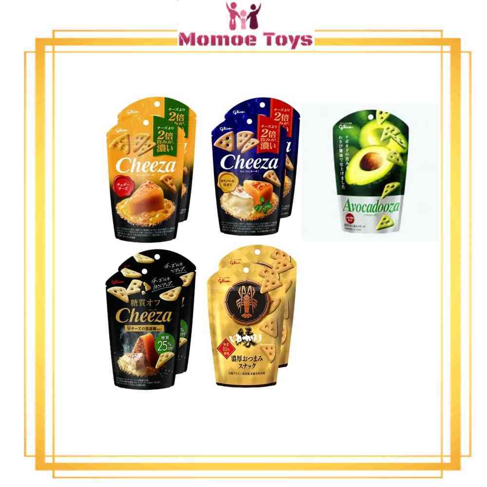 Jual Glico Cheeza Crackers 40g Snack Crispy Cheese Flavor Original ...