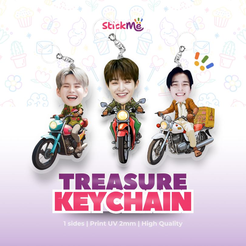 Jual StickMe Gantungan Kunci Ganci Keychain Acrylic Kpop TREASURE Teume Idol Korea Series Anti ...