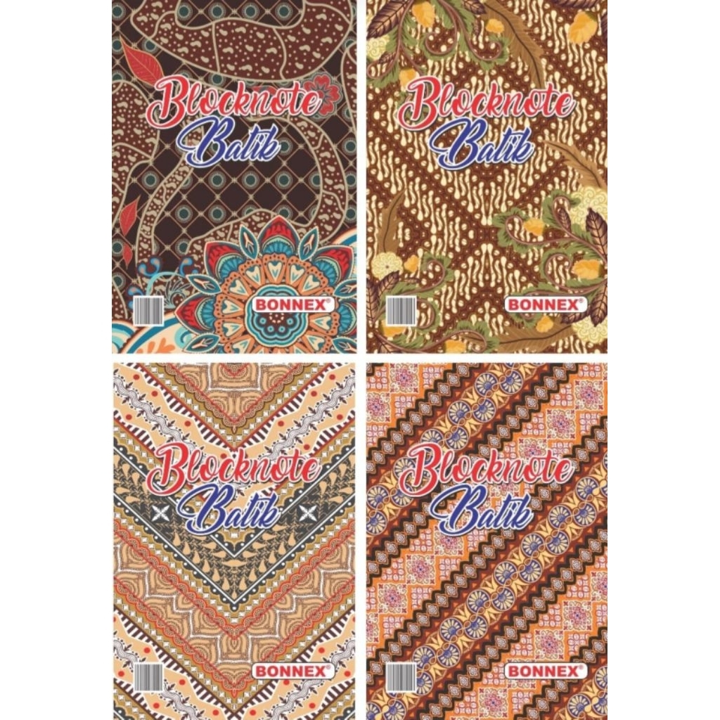 Jual NOTES BATIK / BLOCK NOTE BATIK A5 BONNEX ISI 12 PCS | Shopee Indonesia