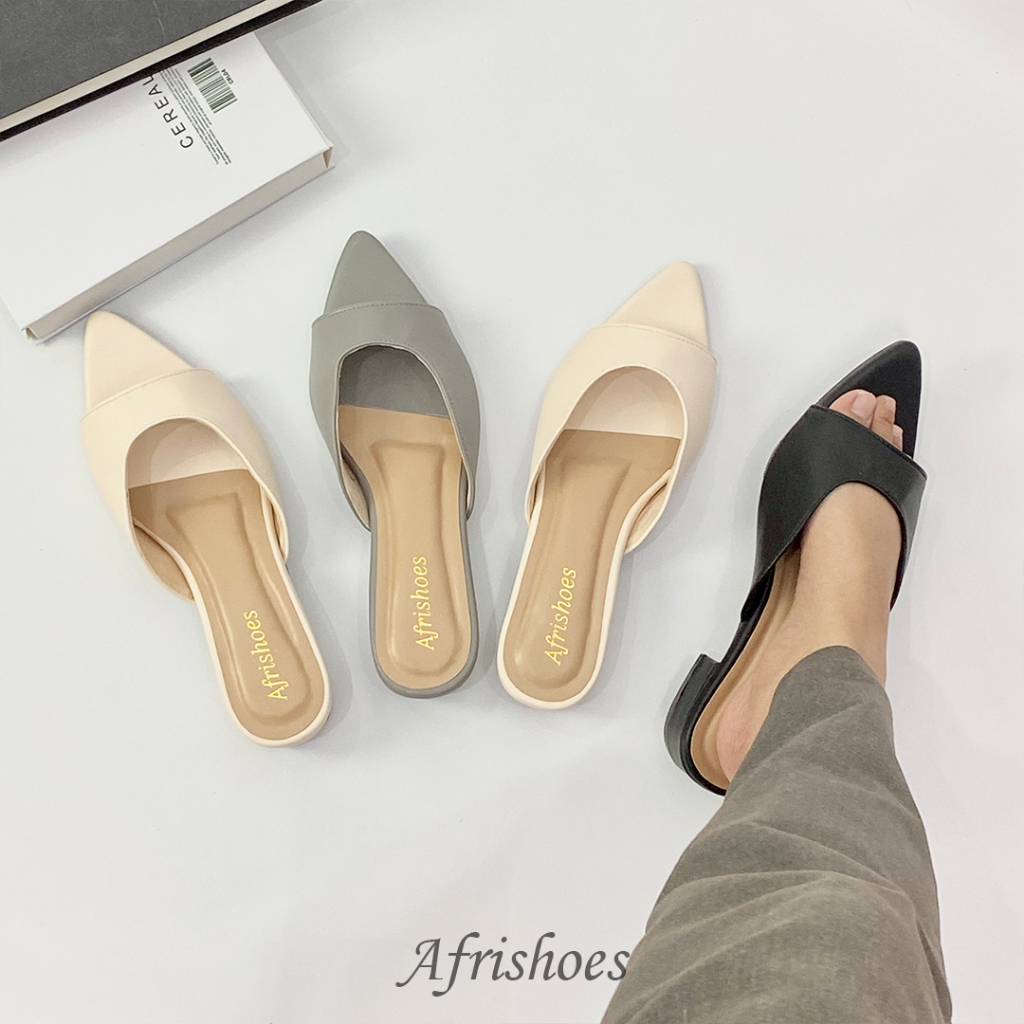 Jual Afrishoes - Alova Sandal Heels Wanita 3Cm Kokop Lancip | Shopee ...