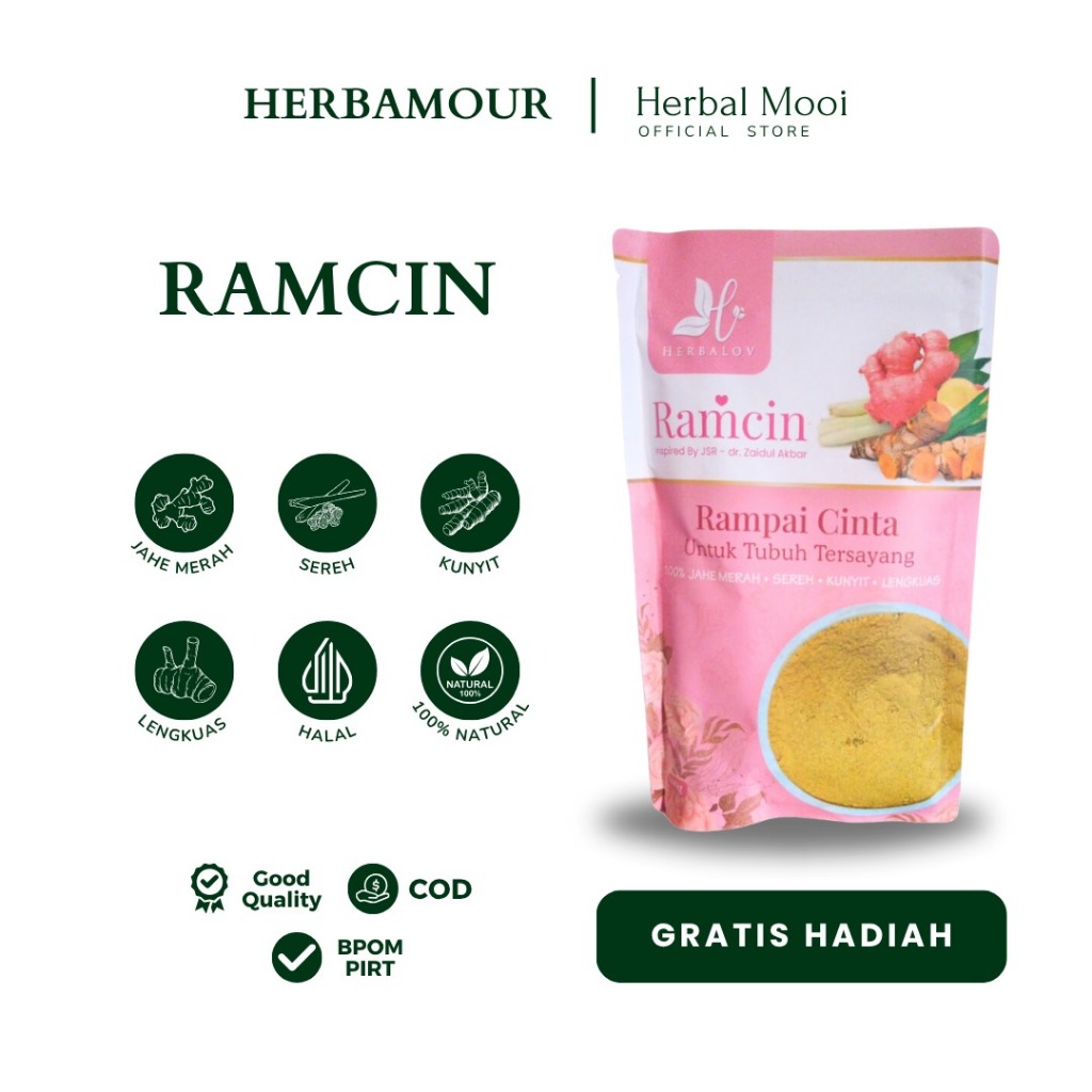 Jual RAMCIN HERBAMOUR RAMUAN CINTA OBAT MAAG GERD ASAM LAMBUNG DIET DBH ...