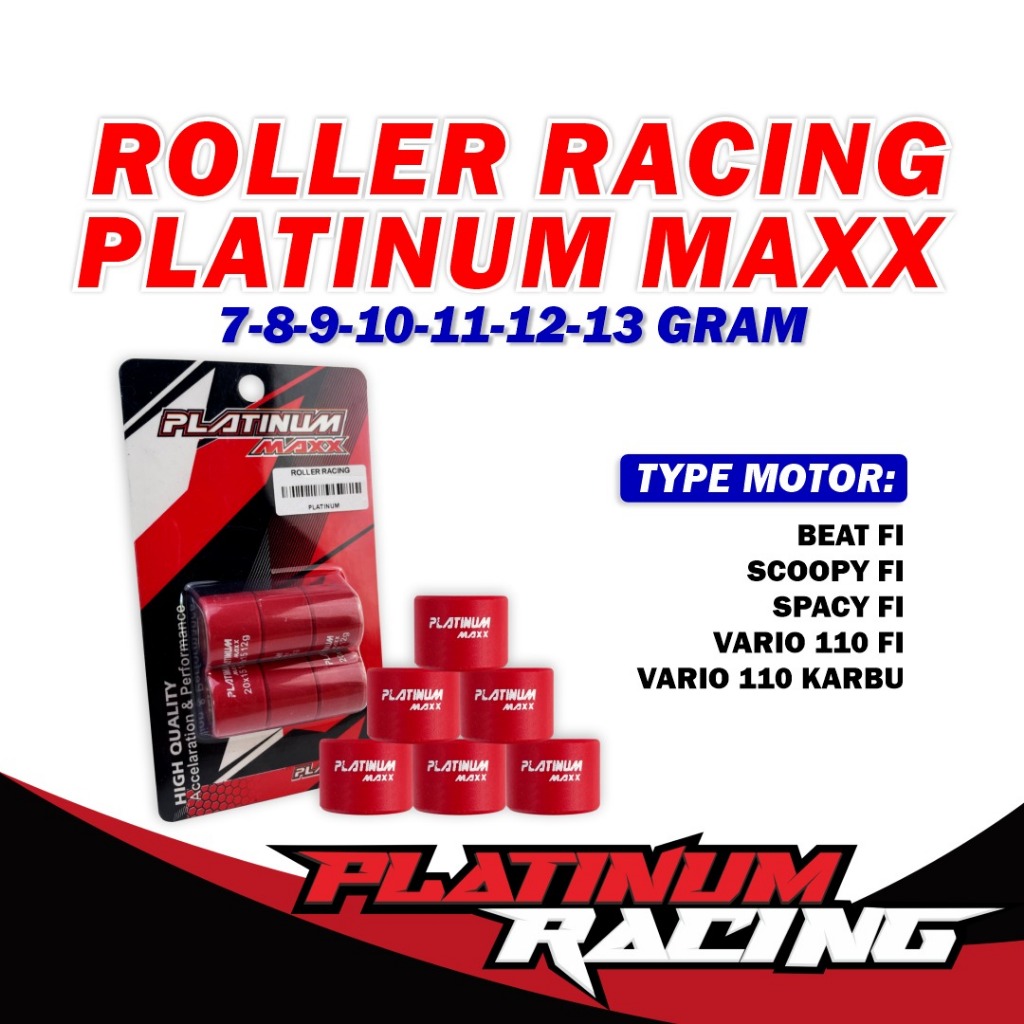 Jual ROLLER RACING SCOOPY FI ESP ROLLER RACING SCOOPY FI TEFLON ...