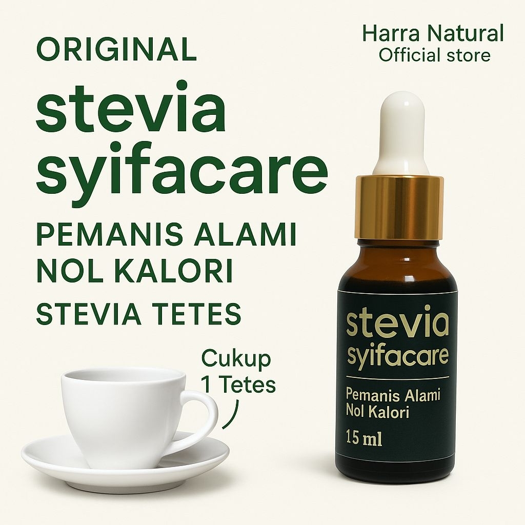 Jual jual stevia syifacare tetes nol kalori sugar royal trully stevia ...