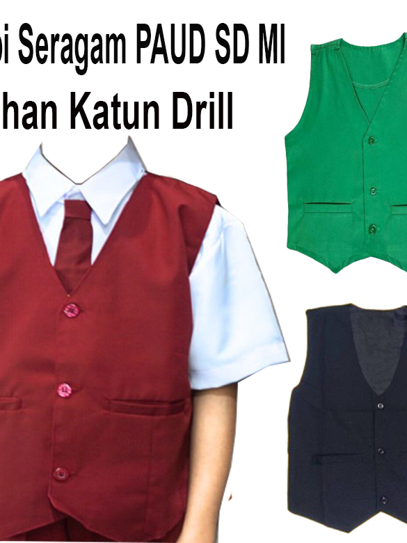 Jual ROMPI SEKOLAH ANAK TK PAUD SD ROMPI SERAGAM MERAH PUTIH BAHAN ...