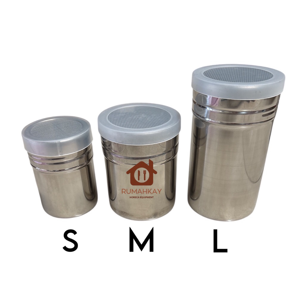 Jual Botol Kopi Cokelat Powder Shaker dengan tutup / Salt and Pepper ...