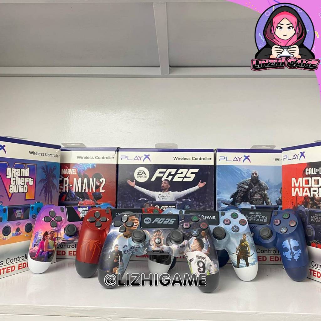Jual STIK PLAY X P4 OP ORI PABRIK LIGHTBAR MOTIF | Shopee Indonesia