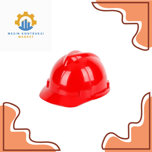 Jual HELMET / HELM SAFETY PROYEK V GUARD HIGH QUALITY WARNA MERAH ...