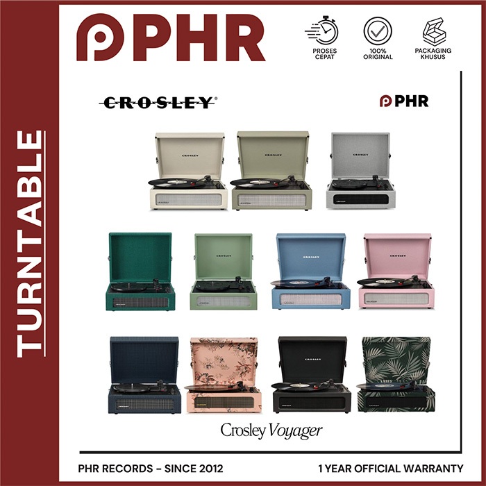 Jual CROSLEY VOYAGER - Vinyl Turntable Player (Pemutar Piringan Hitam ...