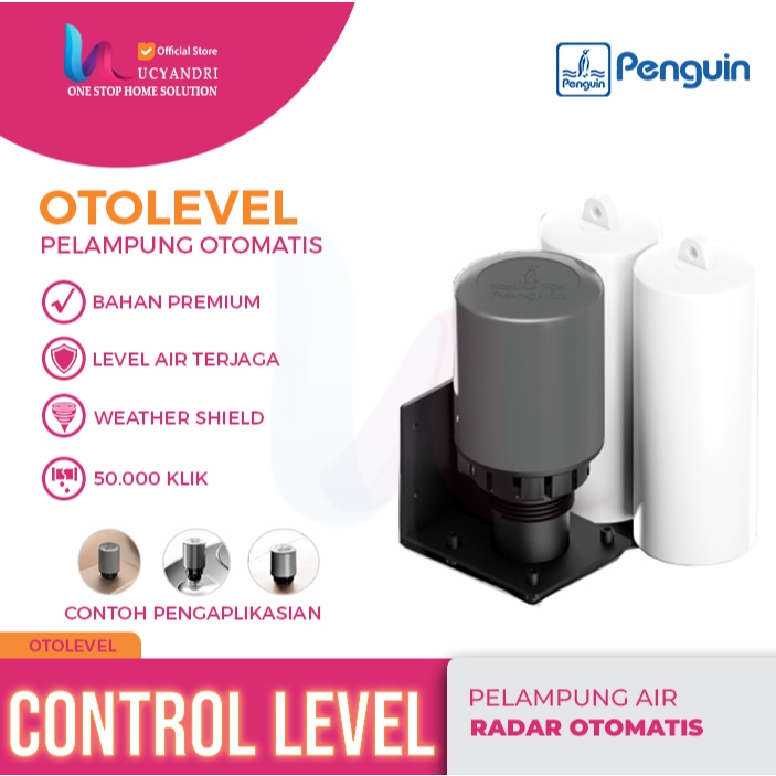 Jual OTOLEVEL / Radar Pelampung Otomatis Penguin Sensor Air Otomatis ...