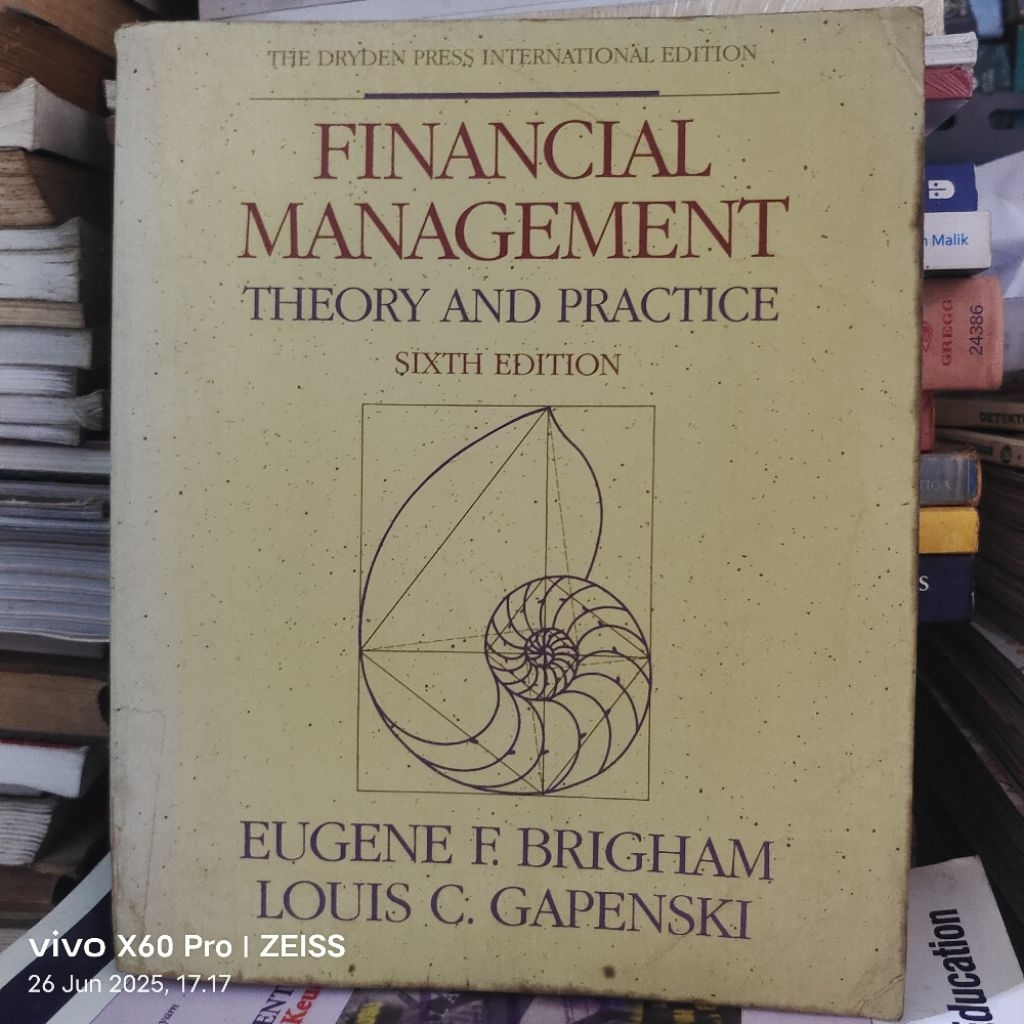 Jual BUKU FINANCIAL MANAGEMENT THEORY AND PRACTICE SIXTH EDITION BY ...