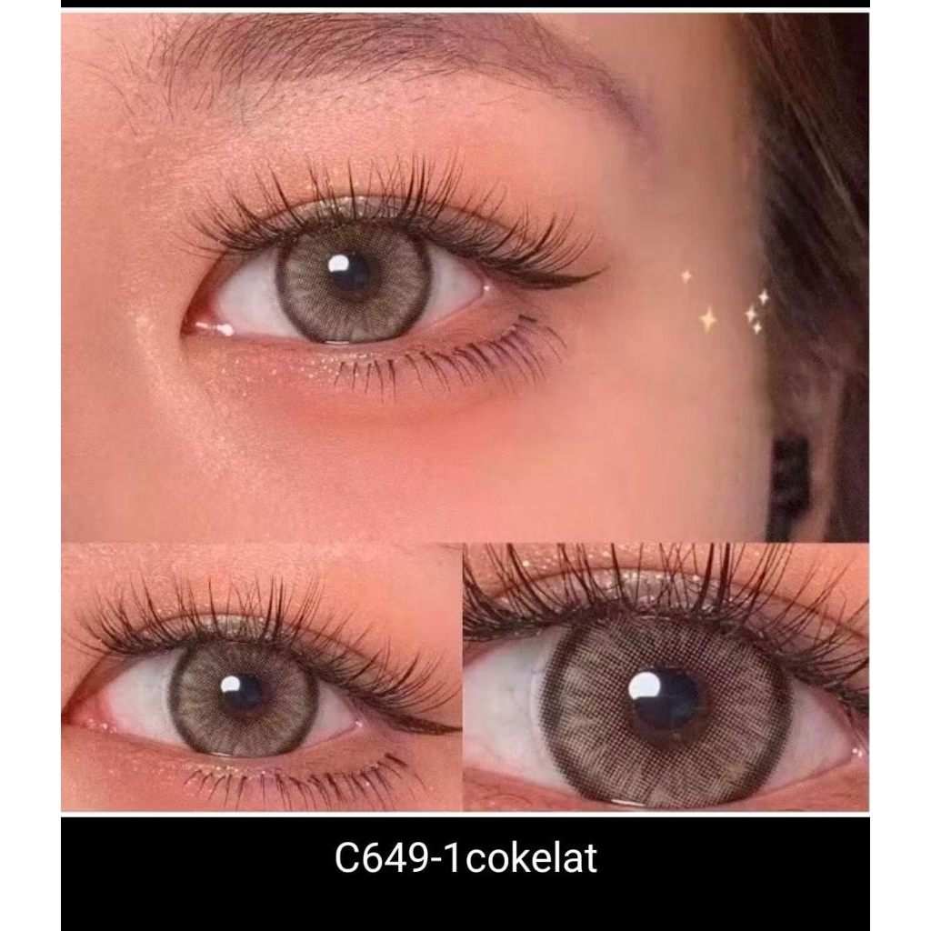 Jual Beauty Lens Softlens Lensa Berwarna Lensa mata Meguro Besar Ukuran ...