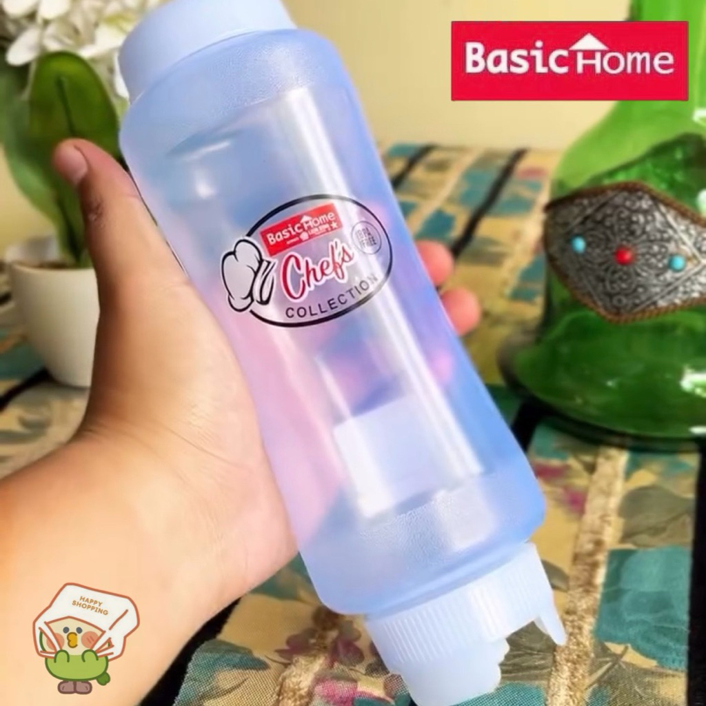 Jual BASIC HOME - SOYA SAUCE KEEPER 450ML TRANSPARANT First In First ...
