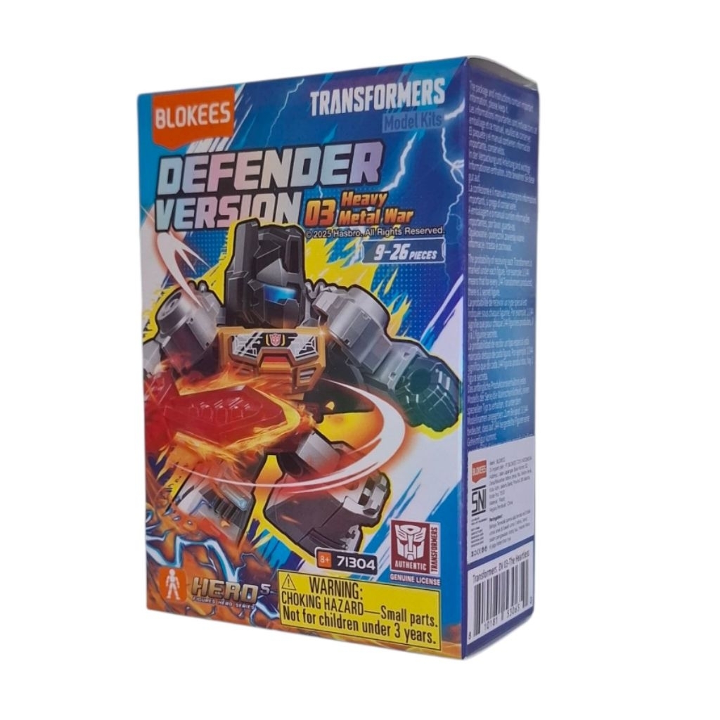 Jual Blokees Transformers Defender Version 03 Heavy Metal War Blind Box ...