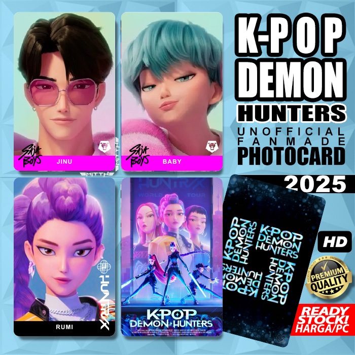 Jual Photocard K-POP DEMON HUNTERS PHOTO CARD KPOP SAJA BOYS THE ...