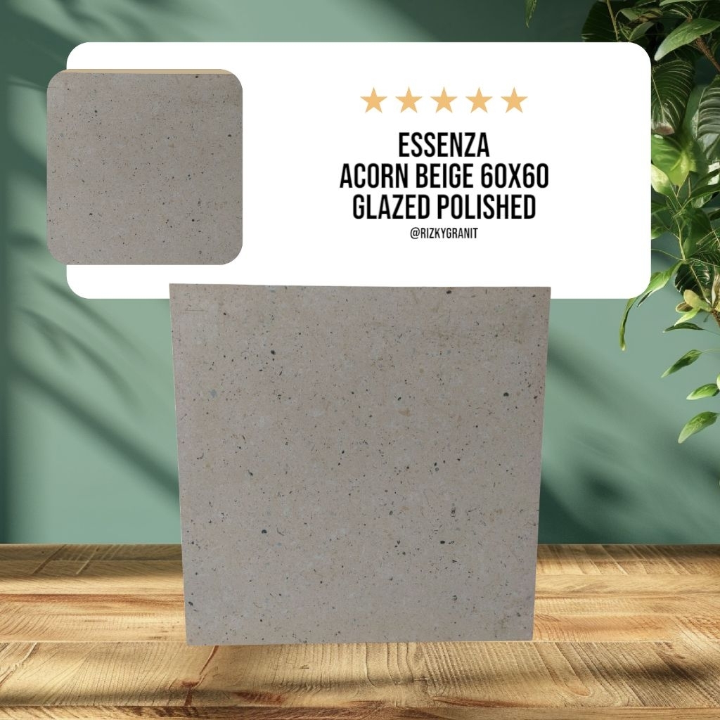 Jual Granit Lantai 60x60 Essenza Acorn Beige | Shopee Indonesia