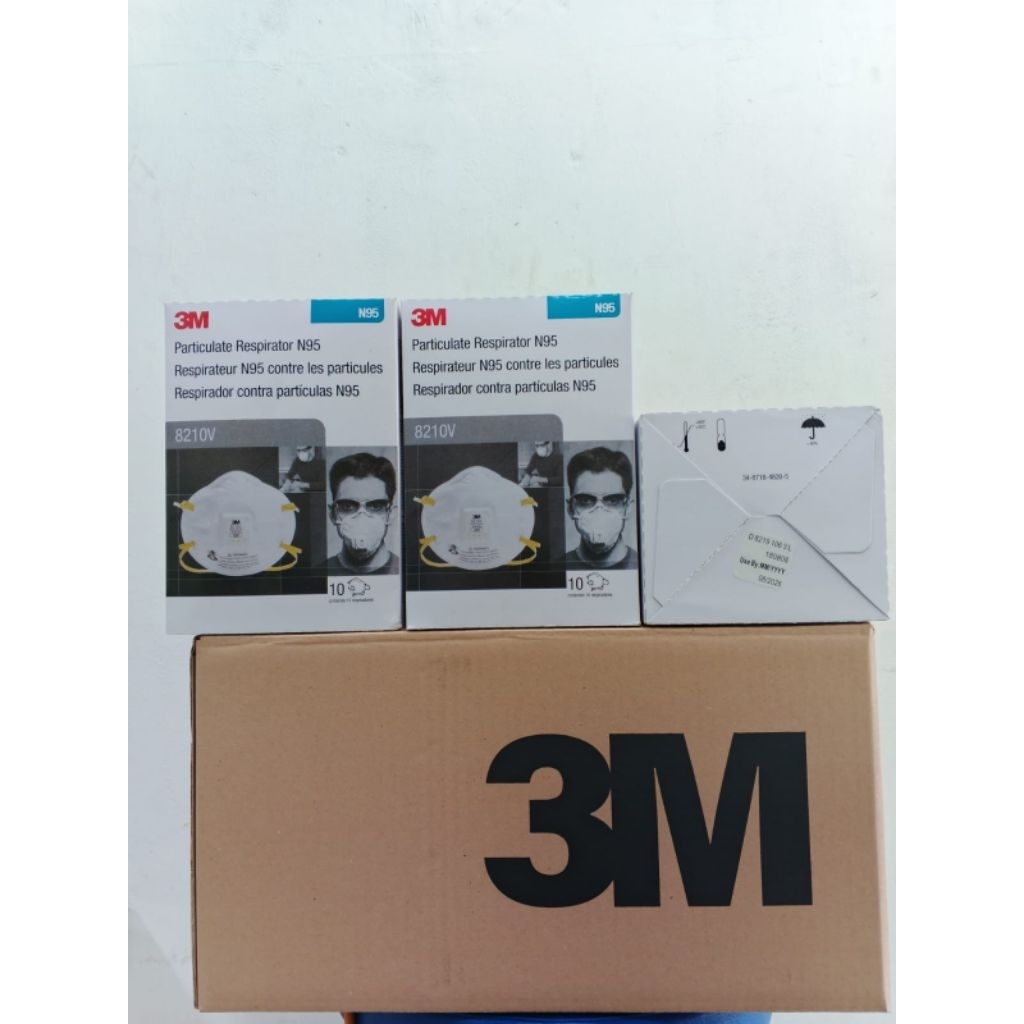 Jual Masker Medis 3M N95 8210V 1Box isi 10psc | Shopee Indonesia