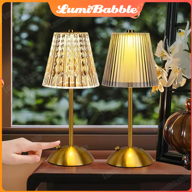 Jual Portable LED Lampu Meja Aesthetic dengan Touch Sensor&3 Tingkat ...