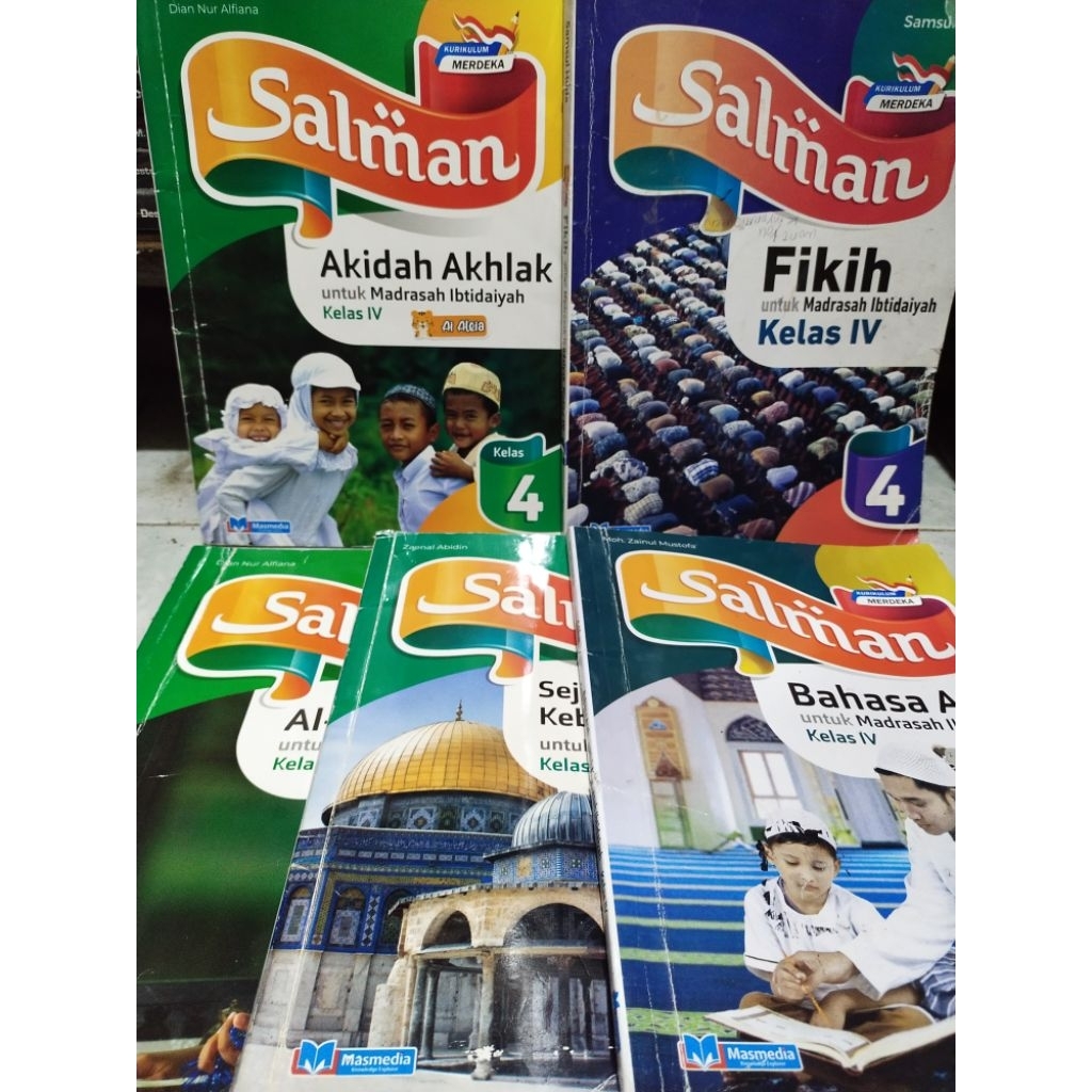 Jual Buku Akidah Akhlak, Fikih, Al-Qur'an Hadis, SKI, Bahasa Arab 4 SD/MI Kelas IV Kurikulum ...