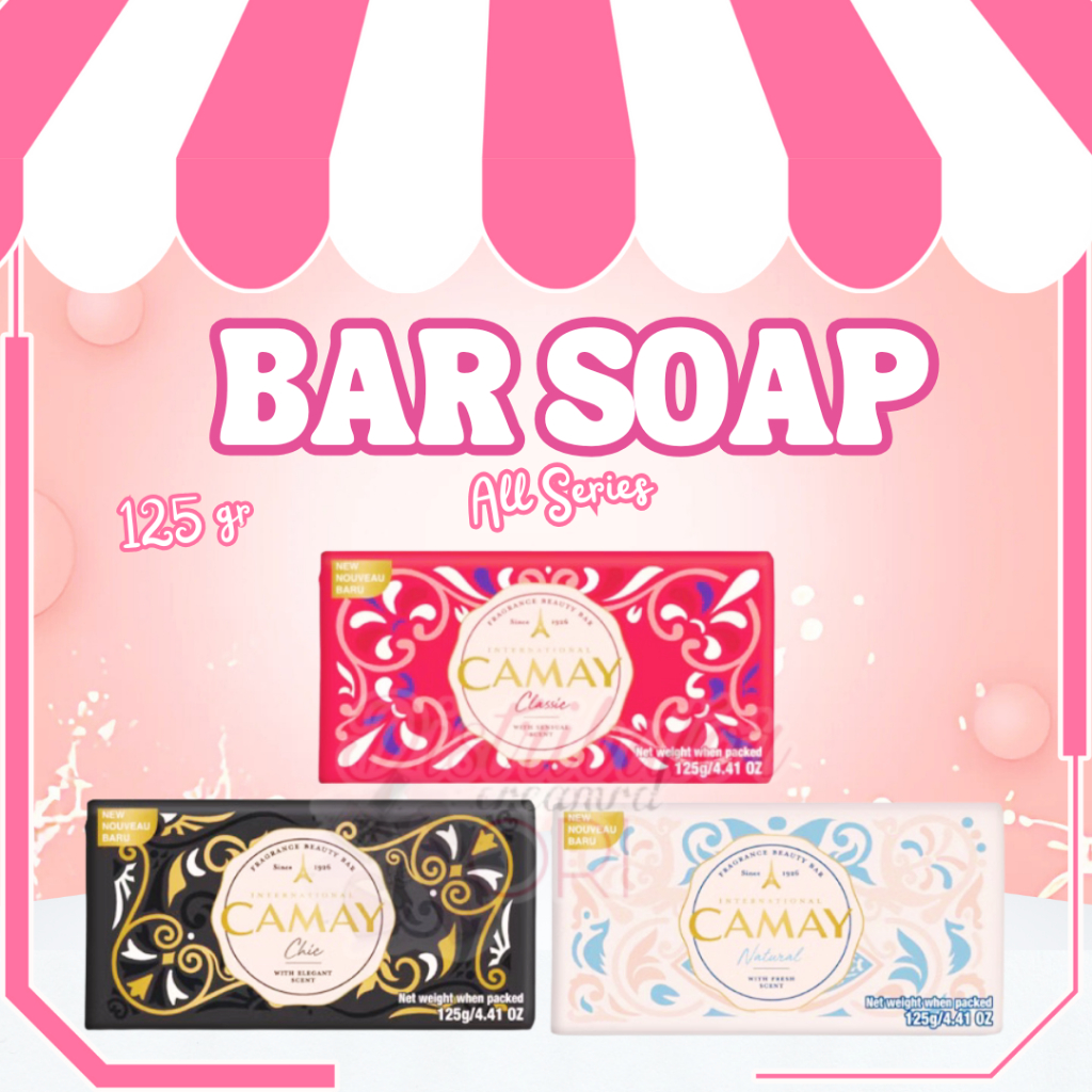 Jual Camay Soap Bar 125gr - Sabun Batang - Sabun Mandi CHIC / NATURAL ...