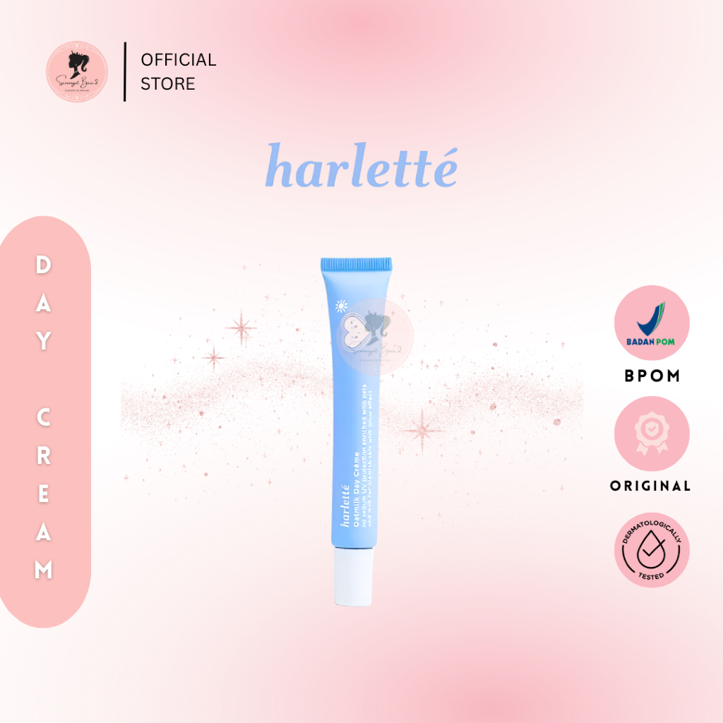 Jual Harlette - Oatmilk Day Creme Sensitive, Acne Prone, Niacinamide ...