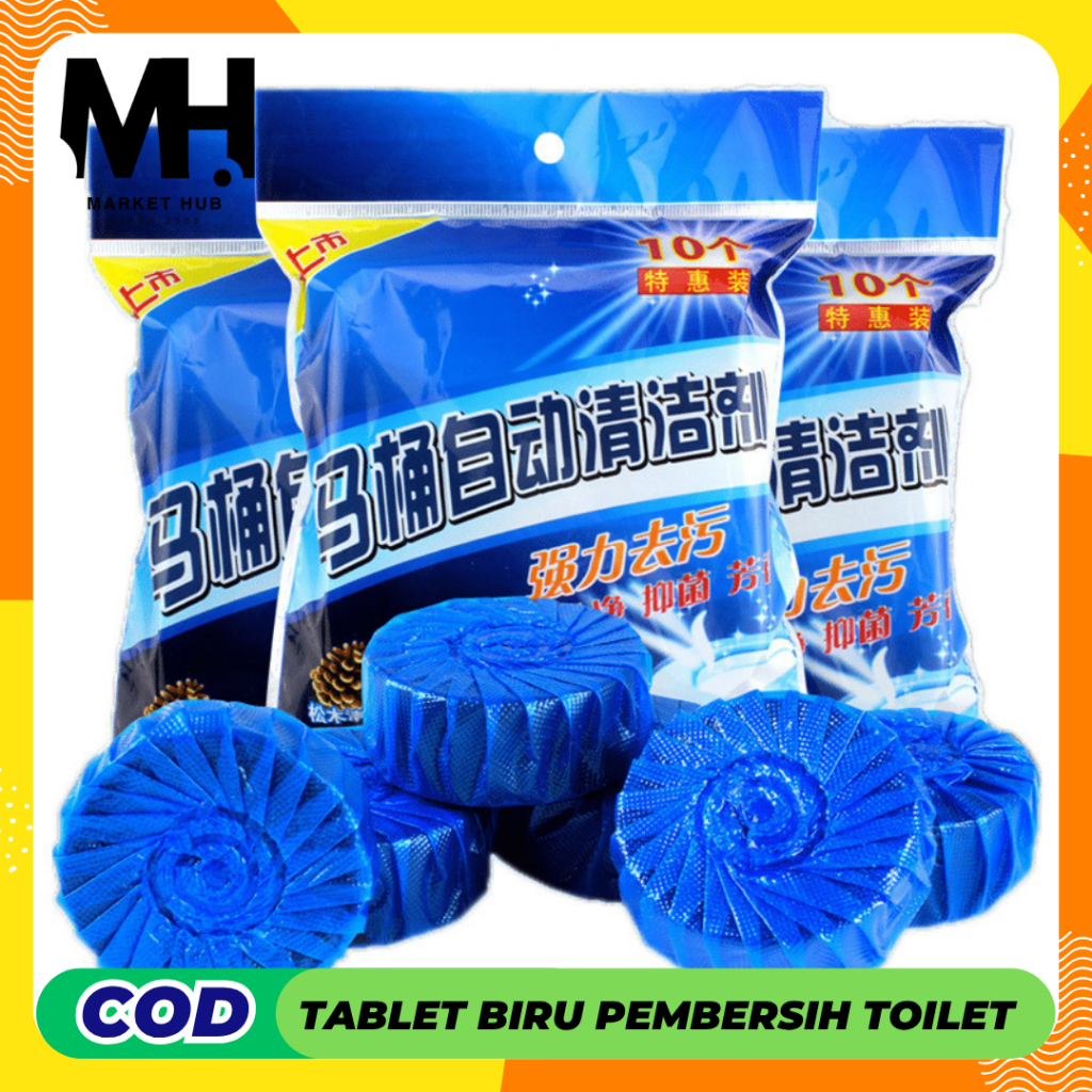 Jual TABLET BIRU Pembersih Penyegar PEwangi Toilet WC Kloset / Toilet ...
