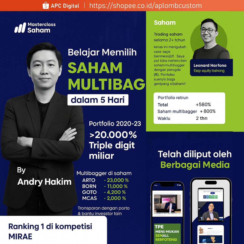 Jual APC Ecourse Kelas Saham Stockwise oleh Andri Hakim (5 Hari) | Shopee Indonesia
