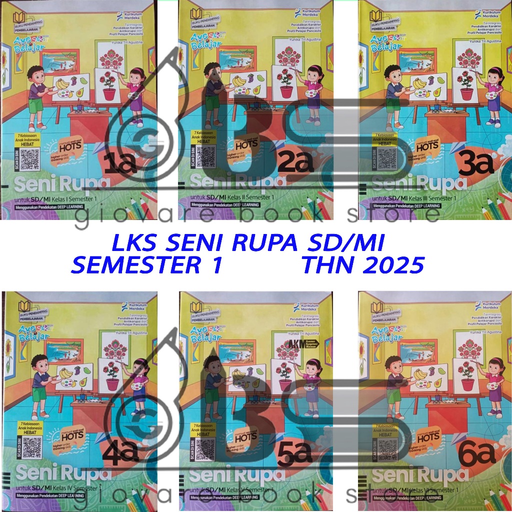 Jual LKS SENI RUPA KELAS 1 2 3 4 5 6 KURIKULUM MERDEKA AYO BELAJAR SEKAR GRAHA PUSTAKA ORIGINAL ...