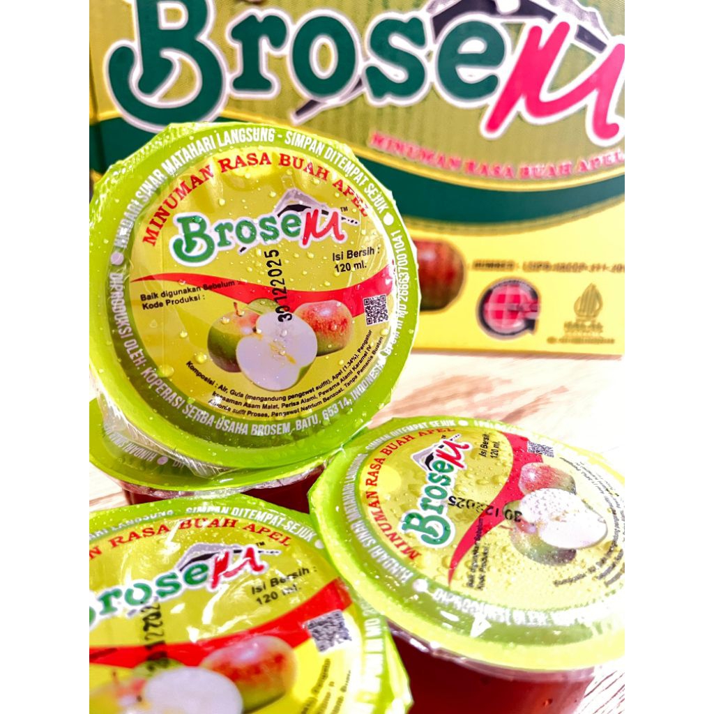 Jual Brosem minuman sari apel Oleh Oleh khas Batu Malang Isi 32 kirim ...