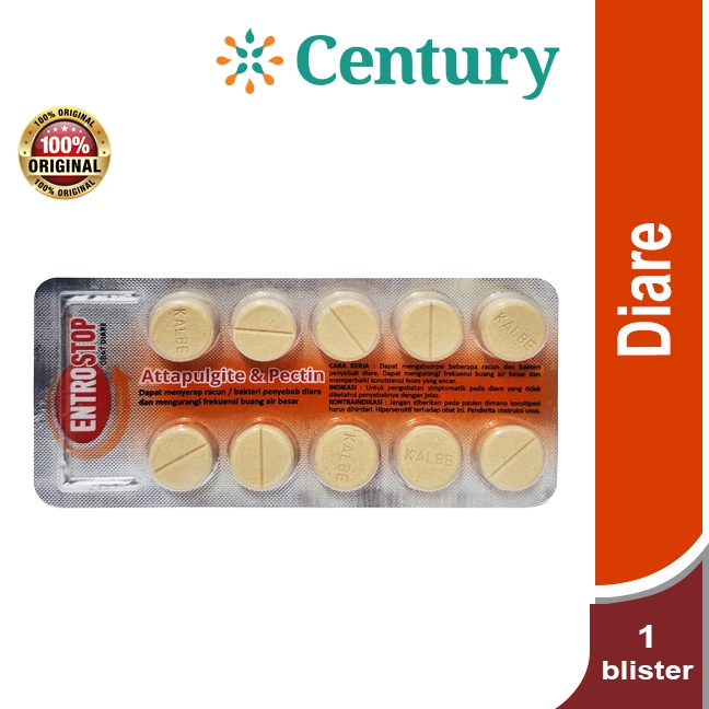 Jual ENTROSTOP 1 BLISTER 10TABLET / OTC / OBAT DIARE | Shopee Indonesia